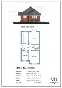 Plots 1 & 2 (Handed) Layouts - V&B Homes